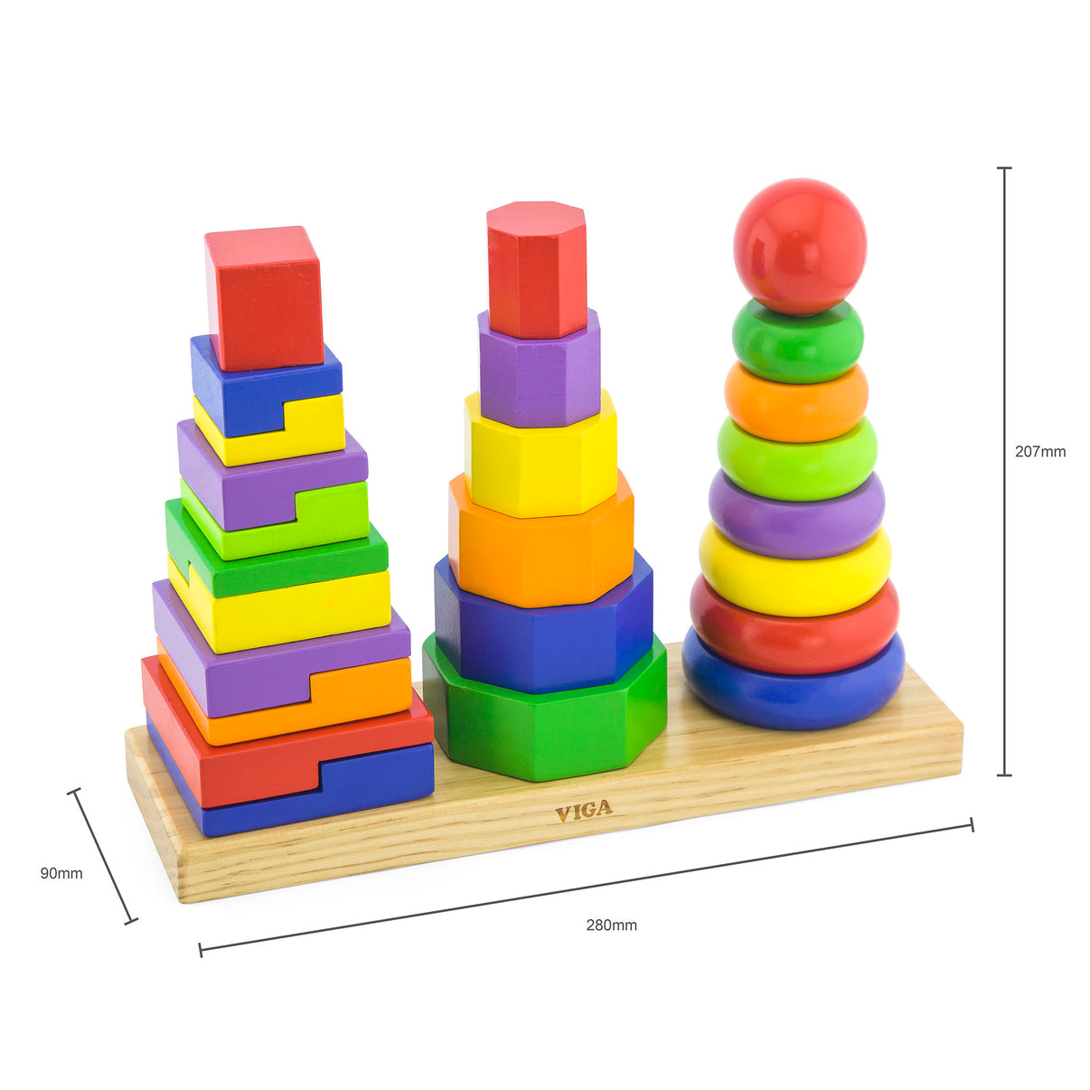 Discover and Create with Geometric Stacker - Kinderlife