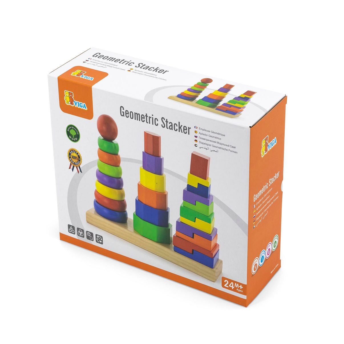 Discover and Create with Geometric Stacker - Kinderlife